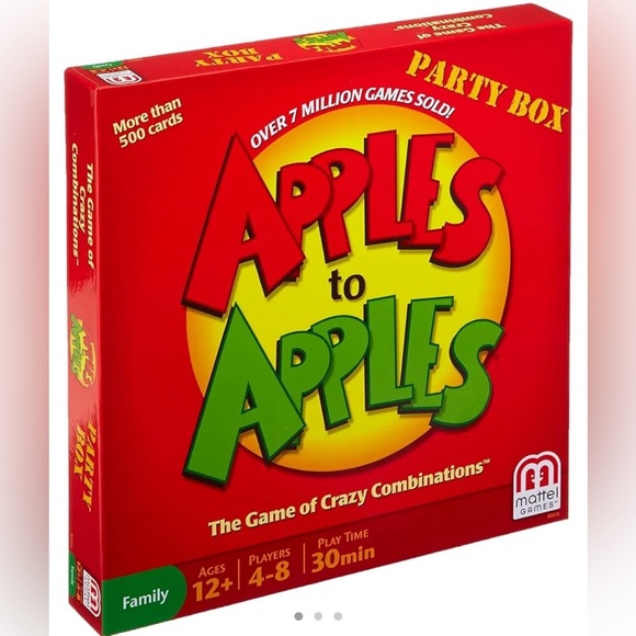 out ot the box | Toys | Mattel Apples To Apples Party Box | Poshmark